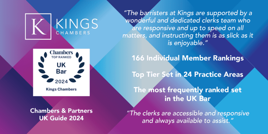 Chambers UK Bar Rankings 2024 - Kings Chambers