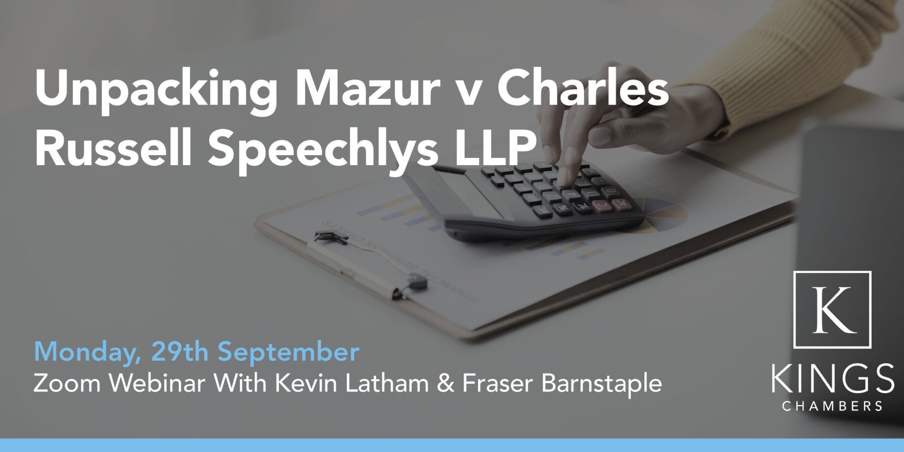 Fraser Barnstaple - Barrister - Kings Chambers