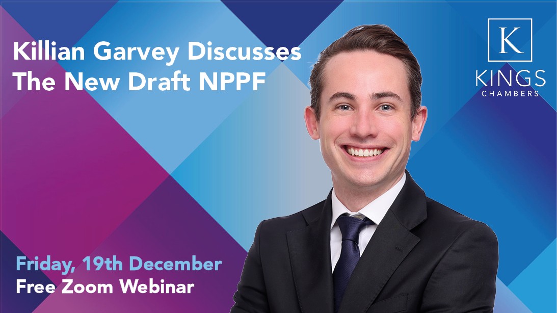 Recording Available Webinar: Killian Garvey Discusses The New Draft ...
